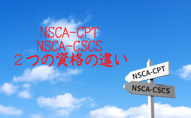 NSCA-CPTとNSCA-CSCSの2つの資格の違いを解説する - NSCA認定等のオンライン講座はレエール（L'aire）